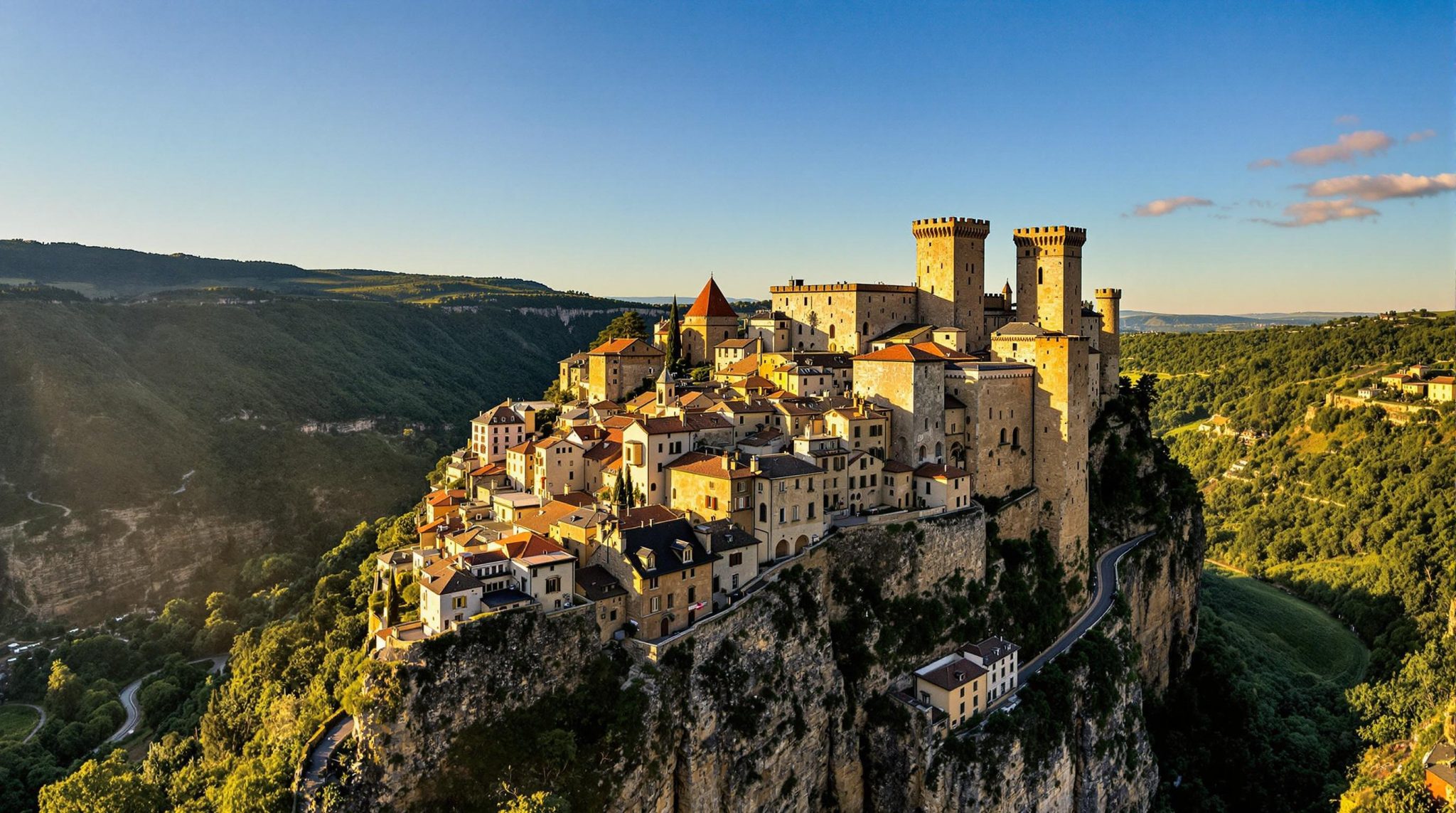 Ils ont découvert ce village perché au-dessus d'un canyon... Ce qu'ils ...