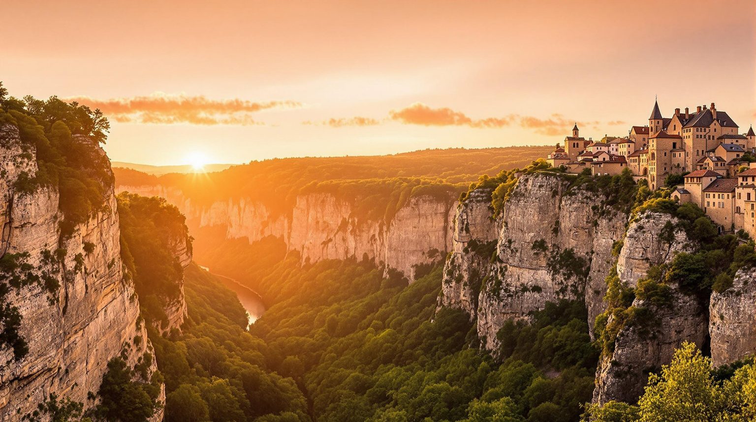 Ils ont découvert ce village perché au-dessus d'un canyon... Ce qu'ils ...