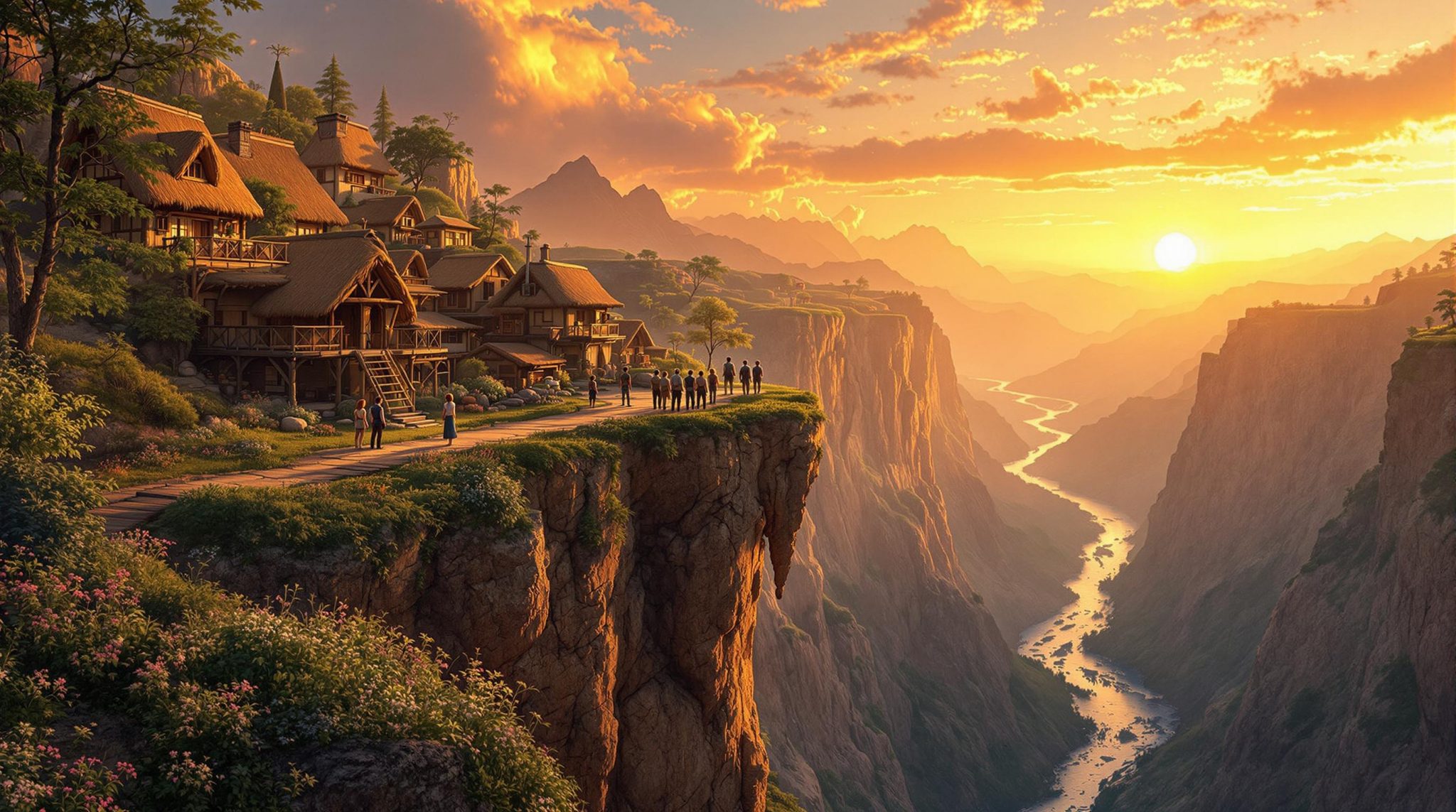 Ils ont découvert ce village perché au-dessus d'un canyon... Ce qu'ils ...